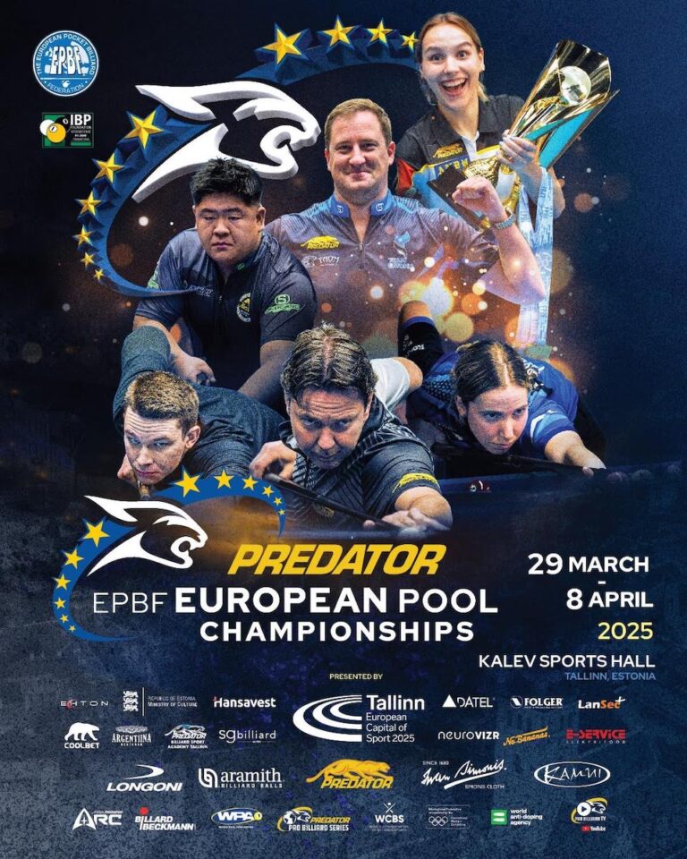 2025 Predator European Pool Championships" - Pasifika TV